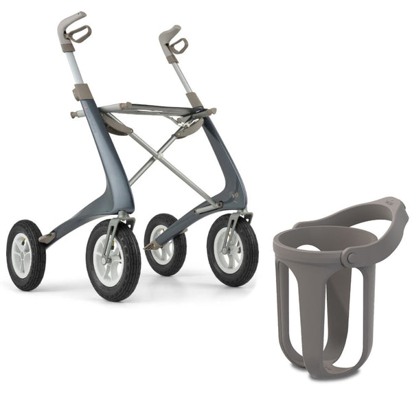 byACRE Overland Walker with Cup Holder Bundle - Let's Roll Mobility